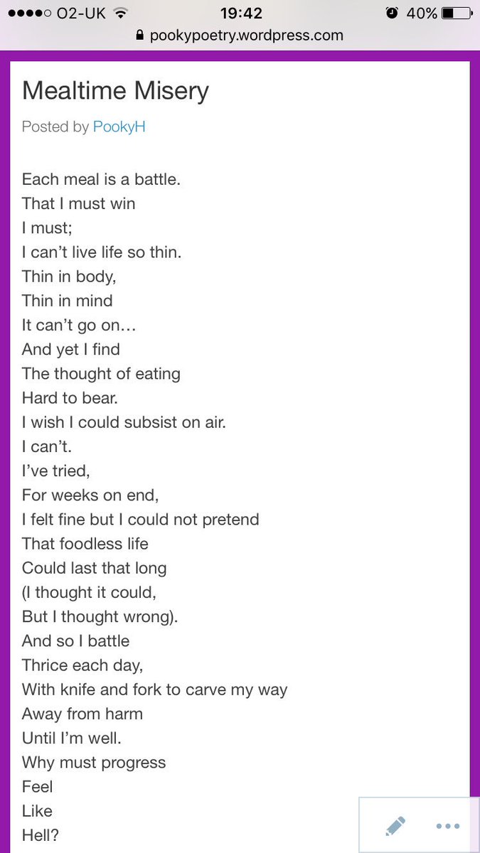 Anorexia Poems