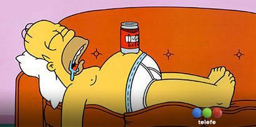 “me encantan los sábados de flojera”, dijo homero. y la flojera se ...