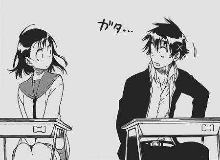 Nisekoi Onodera And Raku Kiss