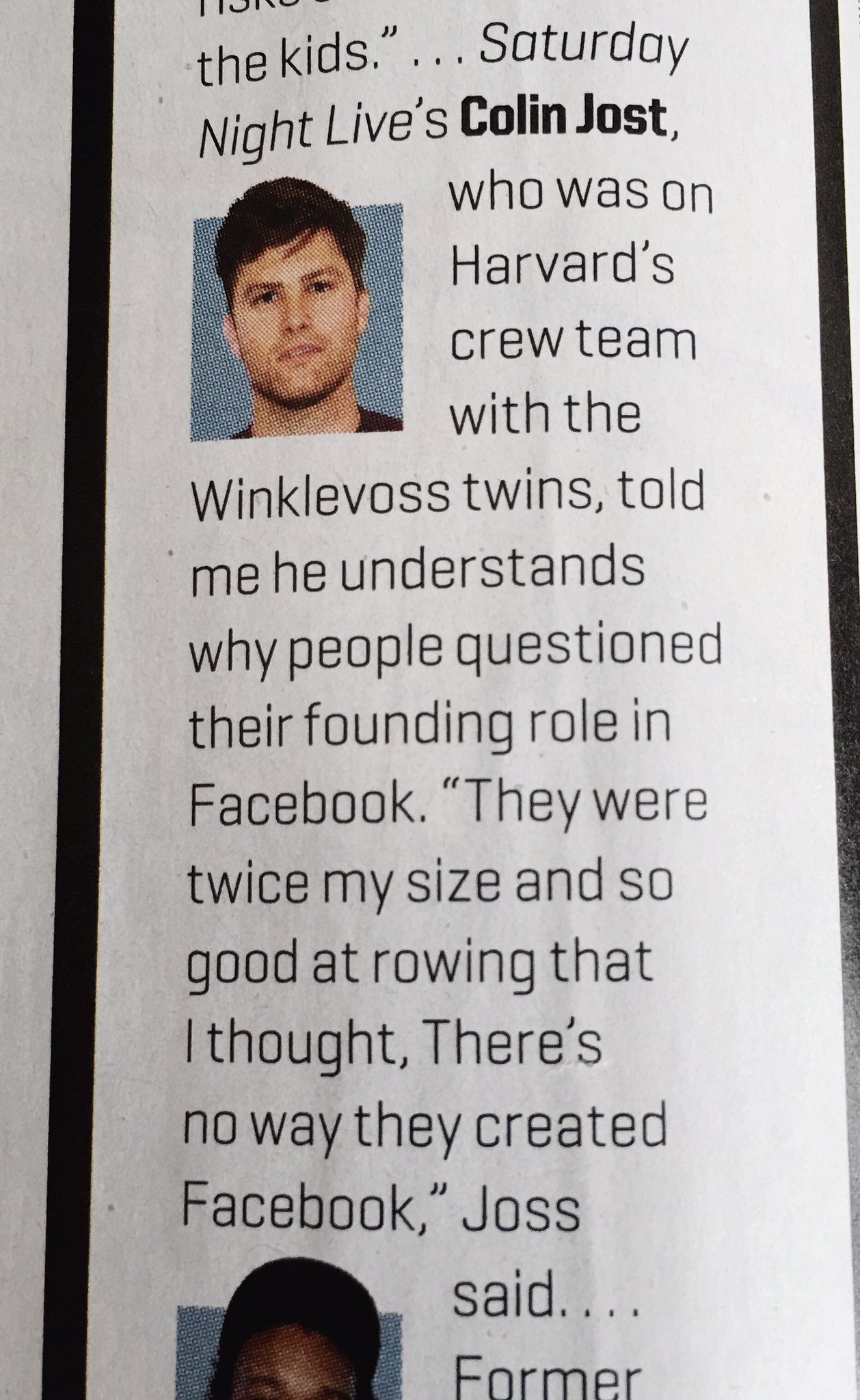Colin Jost Harvard