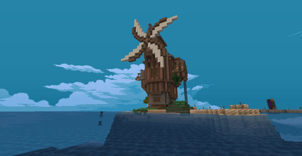 Minecraft Steampunk Windmill