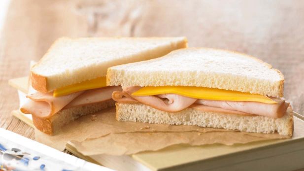 Plain Turkey Sandwich With Lettuce