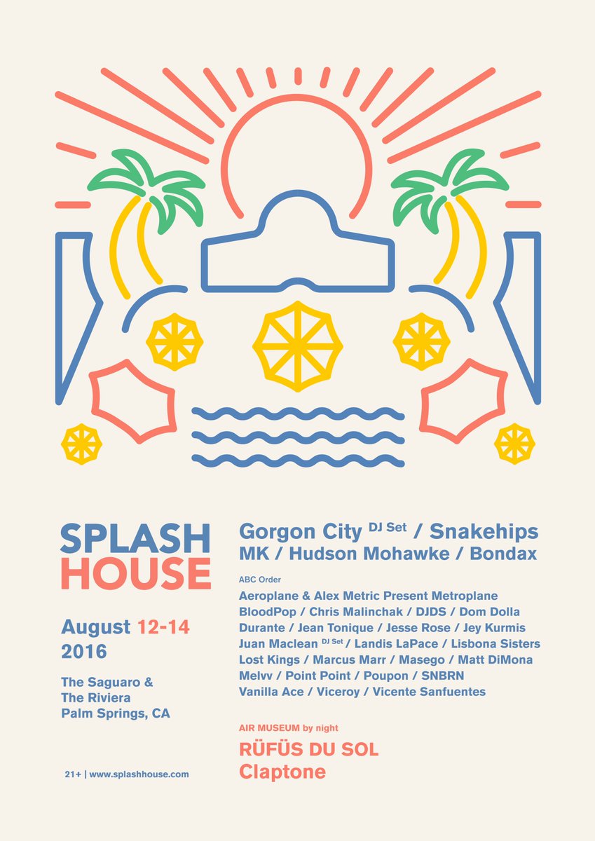 Splash House lineups released : r/Coachella