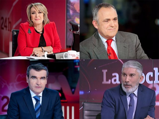 ...Antonio Arraez (analista político) y Pedro Narváez (La Razón). | La noche en 24 horas | Scoopnest