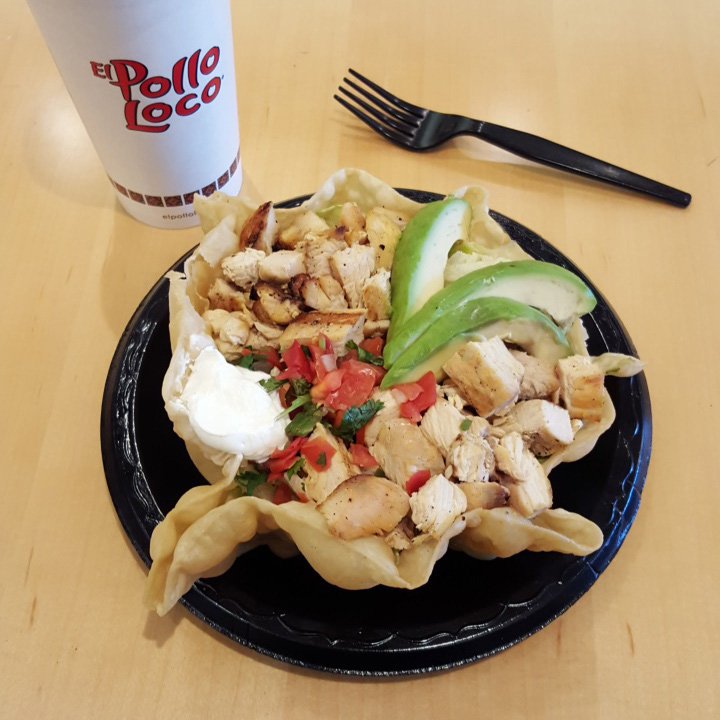 El Pollo Loco Chicken Tostada Salad