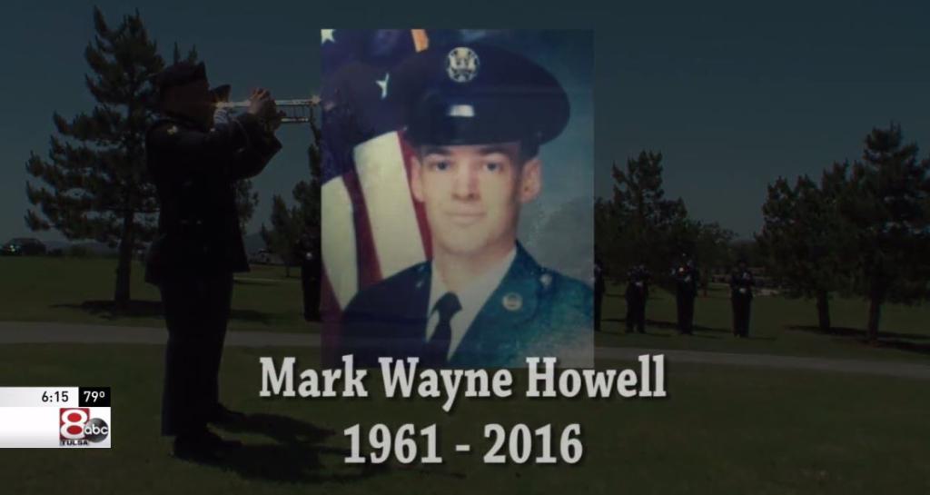 AirForce veteran Mark Howell was laid to rest on Thursday with full ...