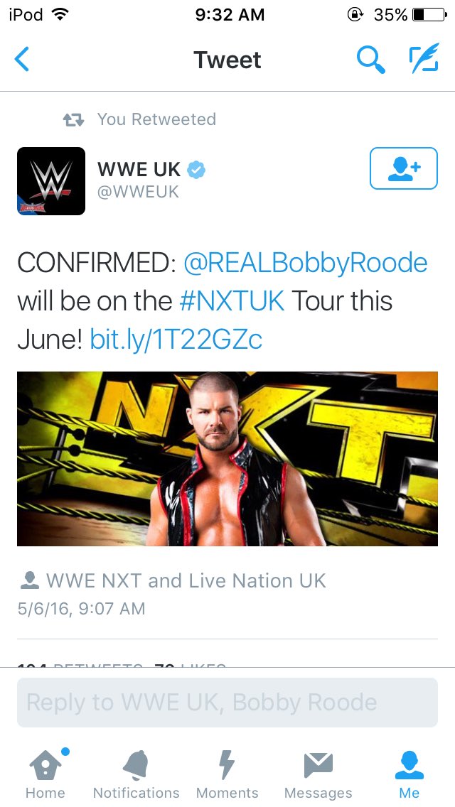 Update pentru Bobby Roode şi Eric Young