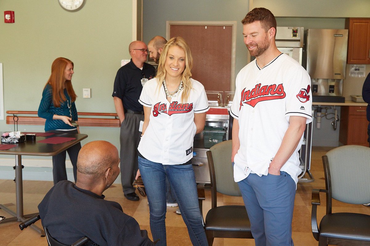 Corey: Thanks to Corey and Amanda Kluber for visiting vets at Louis ...