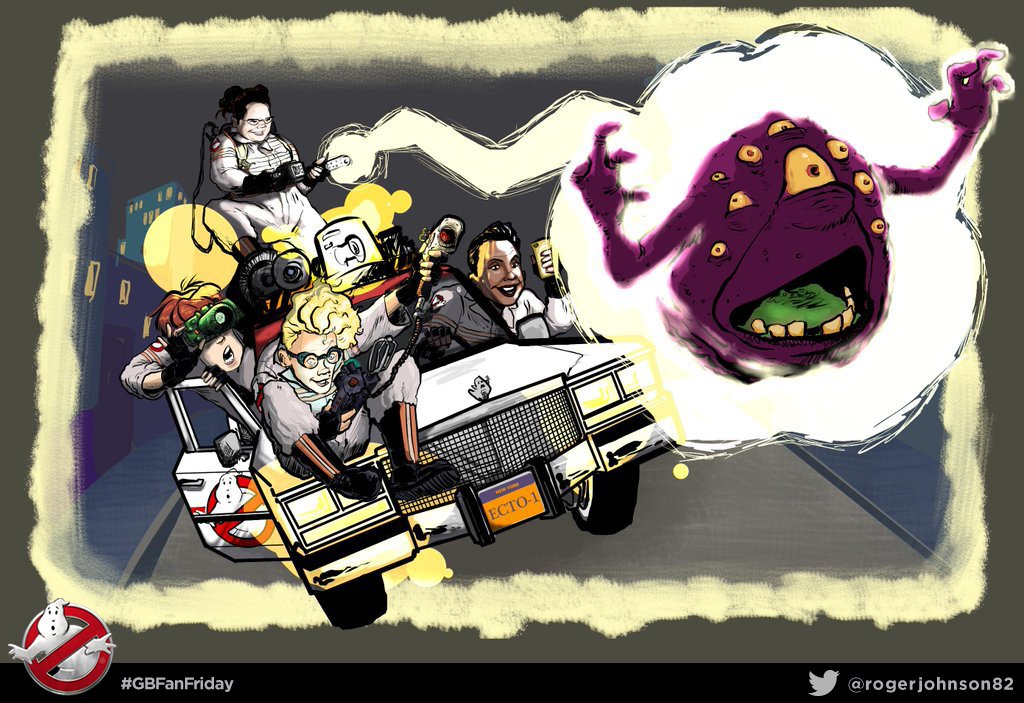 Ghostbusters Cartoon Drawing