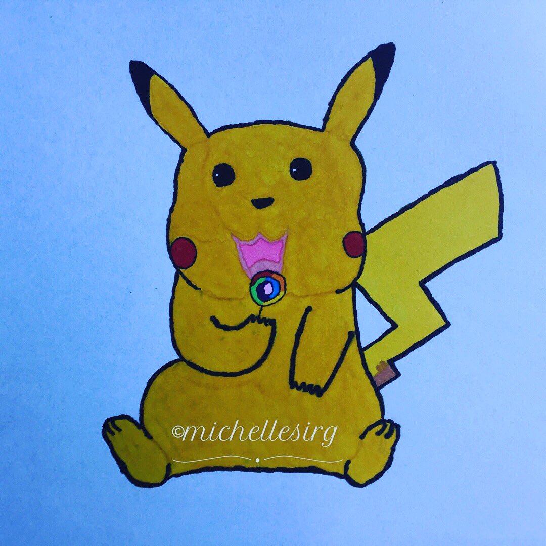 Pikachu With A Lollipop