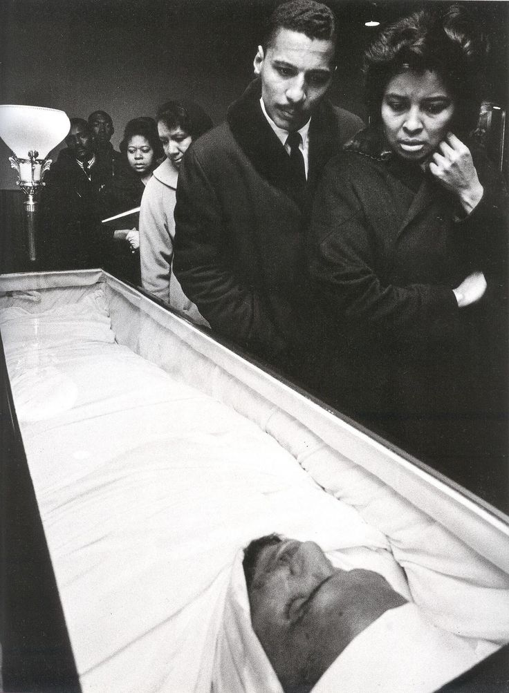 Malcolm X Open Casket