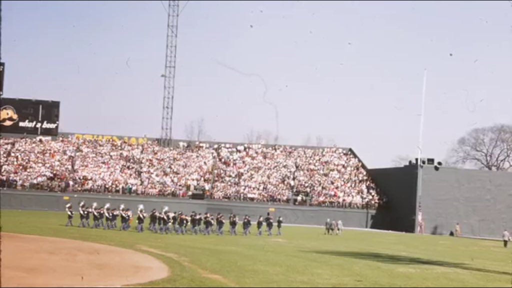 Rare color shots of griffith stadium, 1950s. #nationals/senators ...
