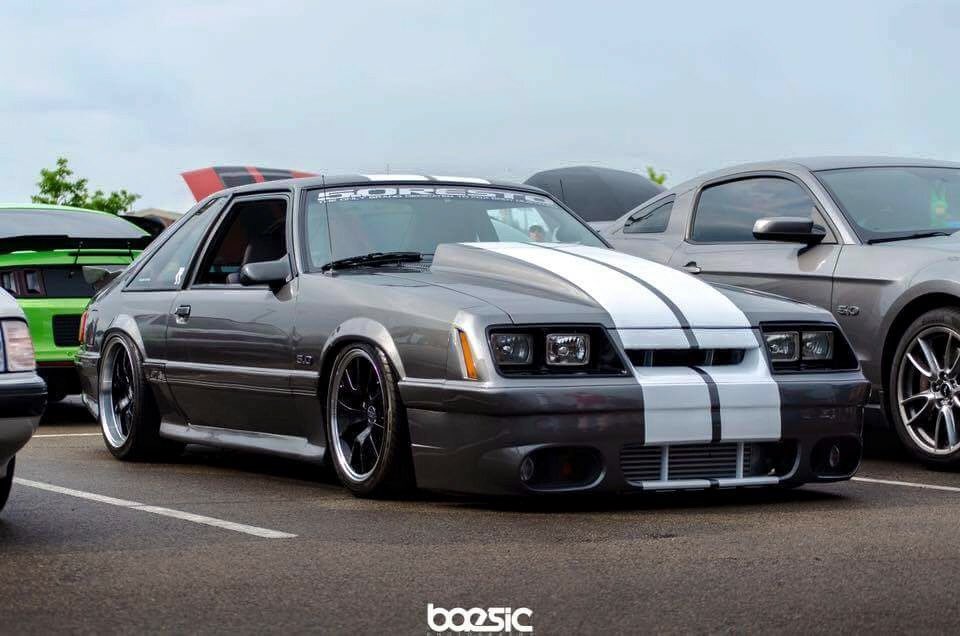 Stanced Fox Mustang