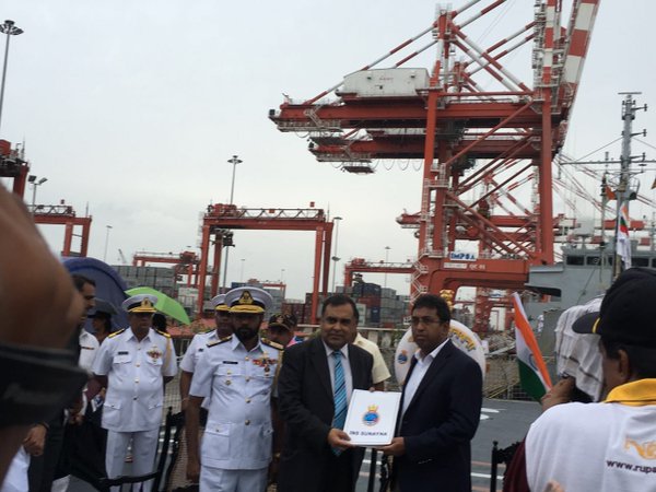 Supporting important neighbour: INS Sunayna & INS Sutlej arrive at ...