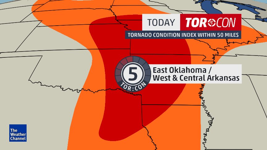 TOR:CON up to 5 for parts of the Plains; latest forecast on the severe ...