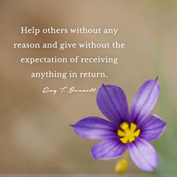 Give Without Expectation Quote Colleen Mariotti Quote: “Give Without