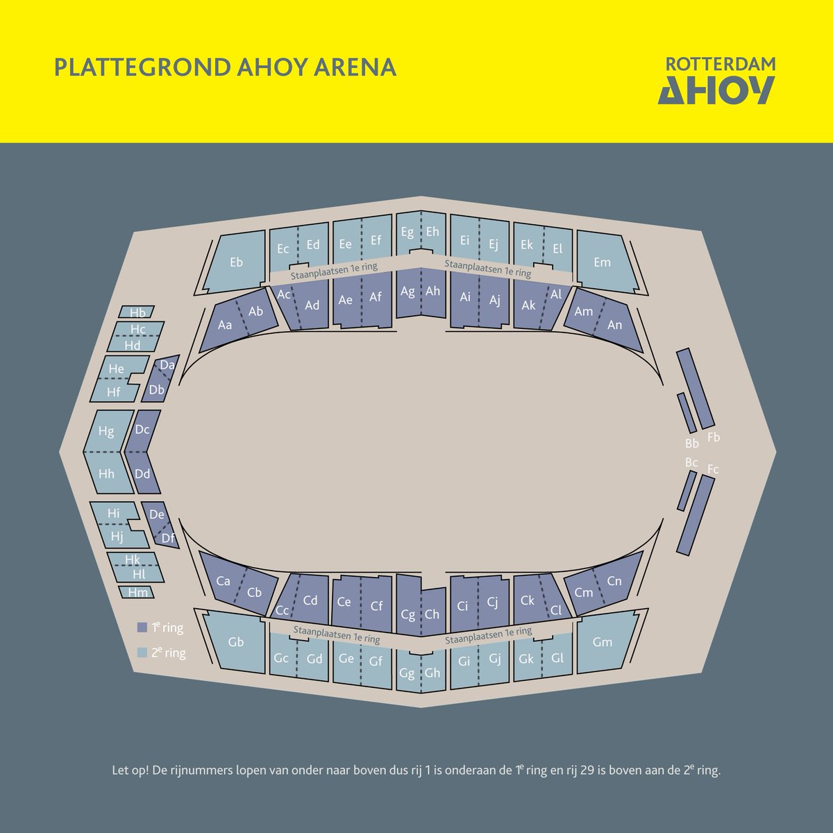 Ahoy Rotterdam Plattegrond