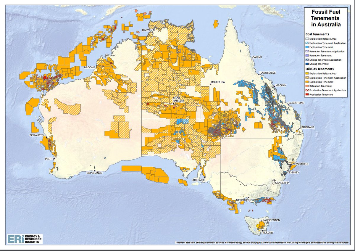 More than a third of Australia is ear-marked for coal or gas. I'll talk ...