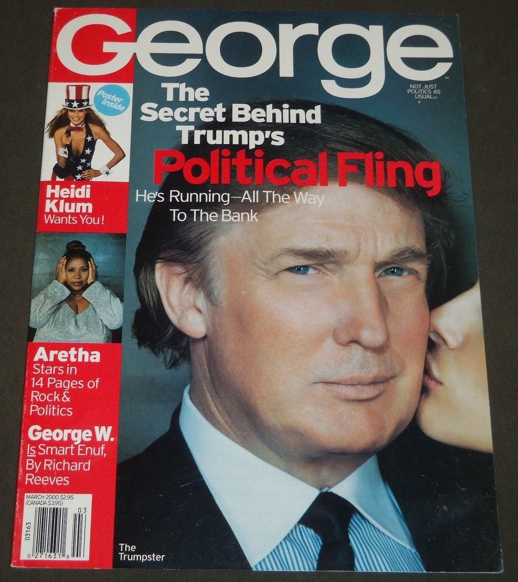 Donald Trump: Donald Trump on the cover of the March 2000 George ...
