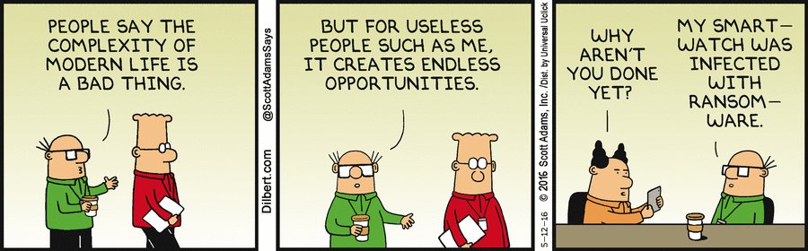 Complexity Is a good thing — Dilbert today — | Robert Went | Scoopnest