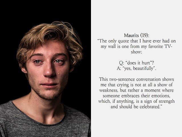 Art On Twitter What Real Men Cry Like By Maud Fernhout Is A