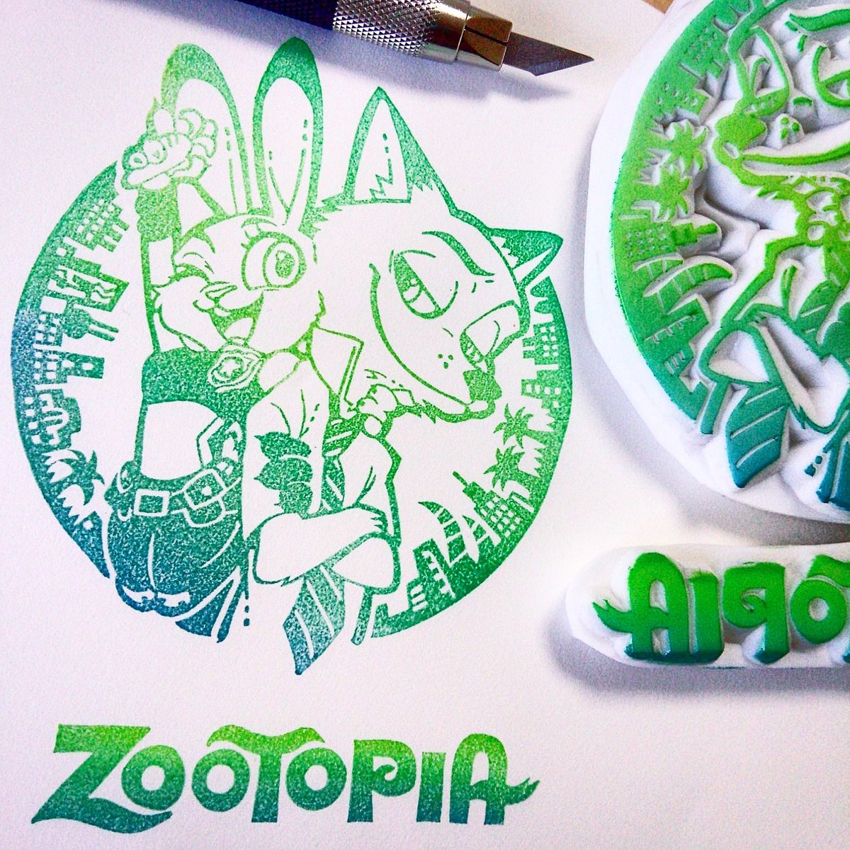 Zootopia Stamp by ナベタケイコ : r/zootopia