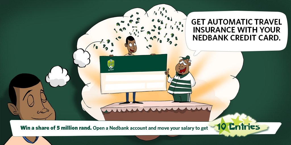 Nedbank on Twitter: "Get a Nedbank Credit Card for 1 entry to stand a chance to win your share ...