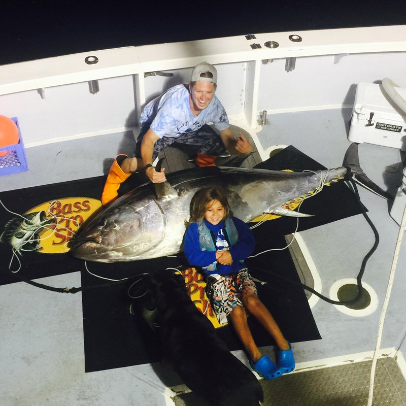 Captain tj ott takes his eight-year-old nephew on his first big tuna ...