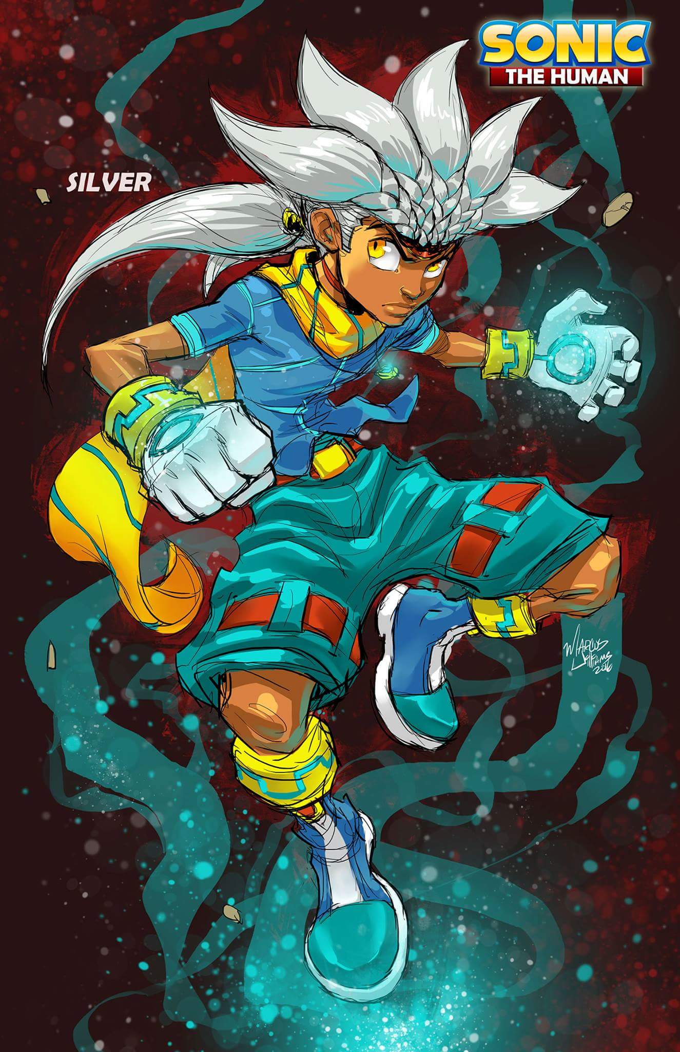 Human Silver The Hedgehog