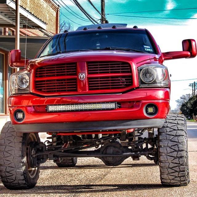 Lifted Dodge Trucks With Stacks Cummins