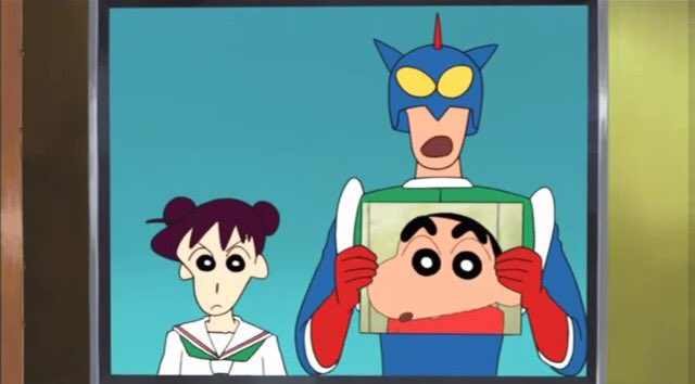 Shin Chan Action Kamen Vs Higure Rakshas