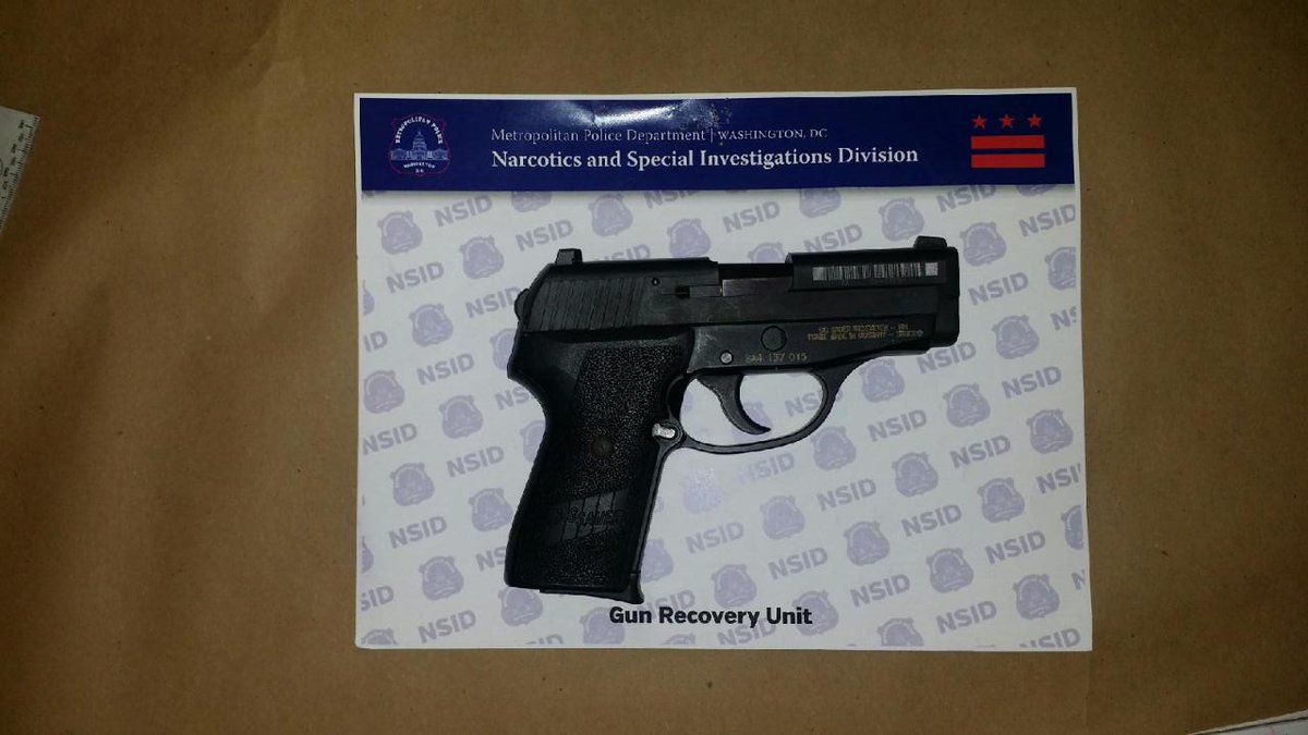 Members of the Gun Recovery Unit recovered these two firearms yesterday ...