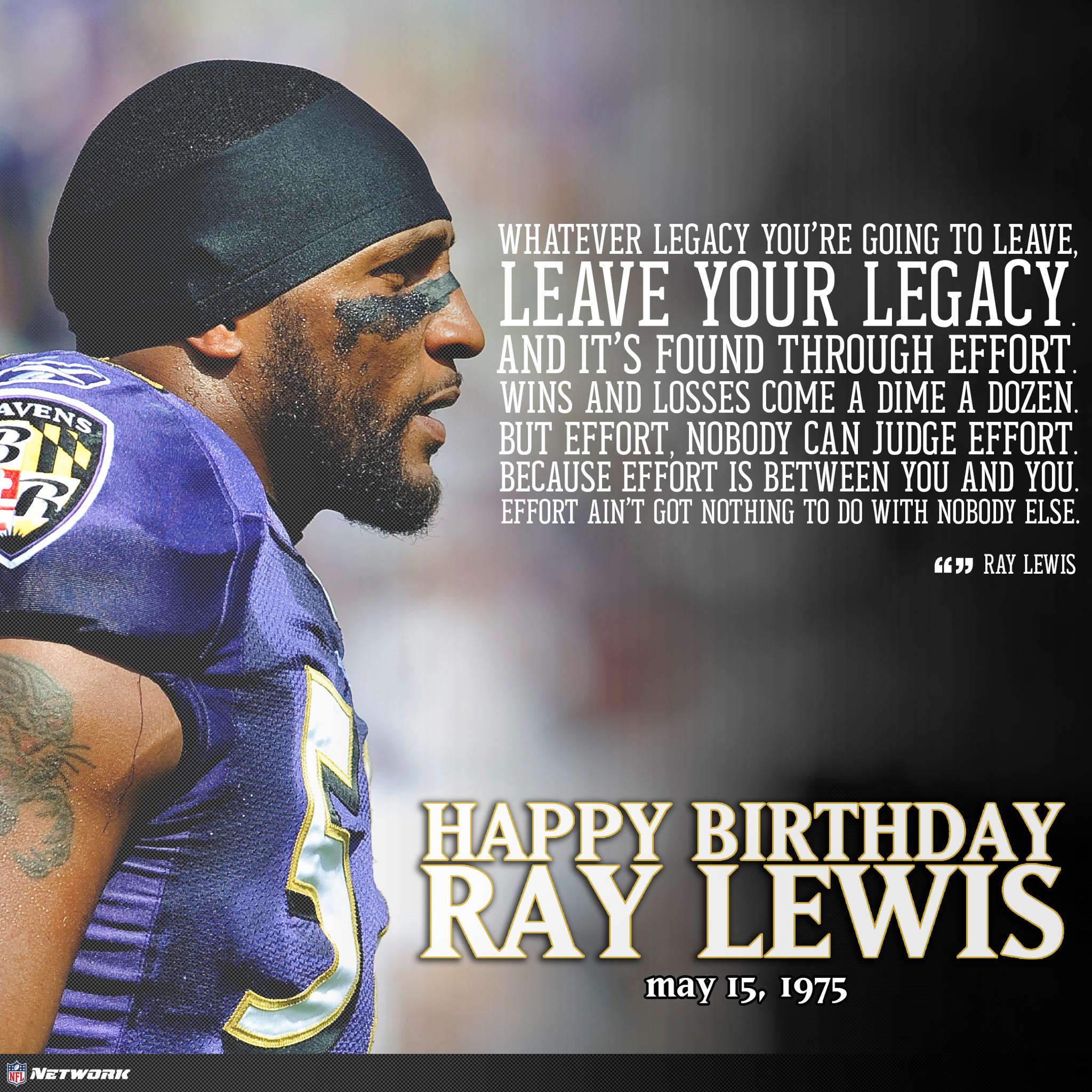 Ray Lewis Effort Quote