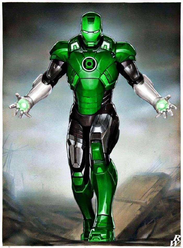Amalgam Comics Iron Lantern
