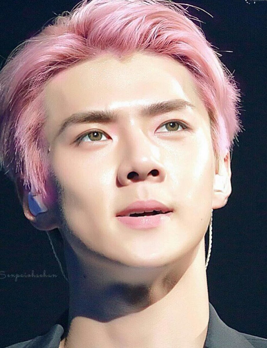 Sehun Exo Pink Hair