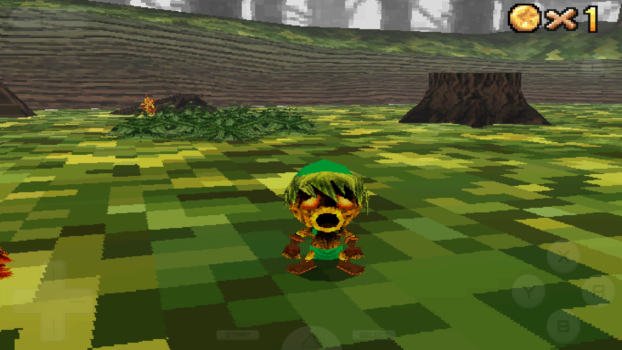 Majoras Mask Deku Link