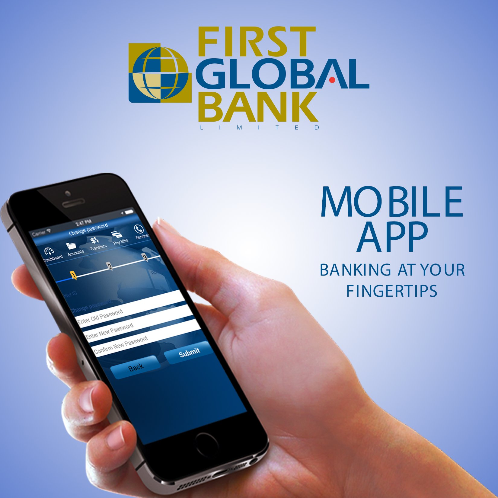 First Global Bank Logo