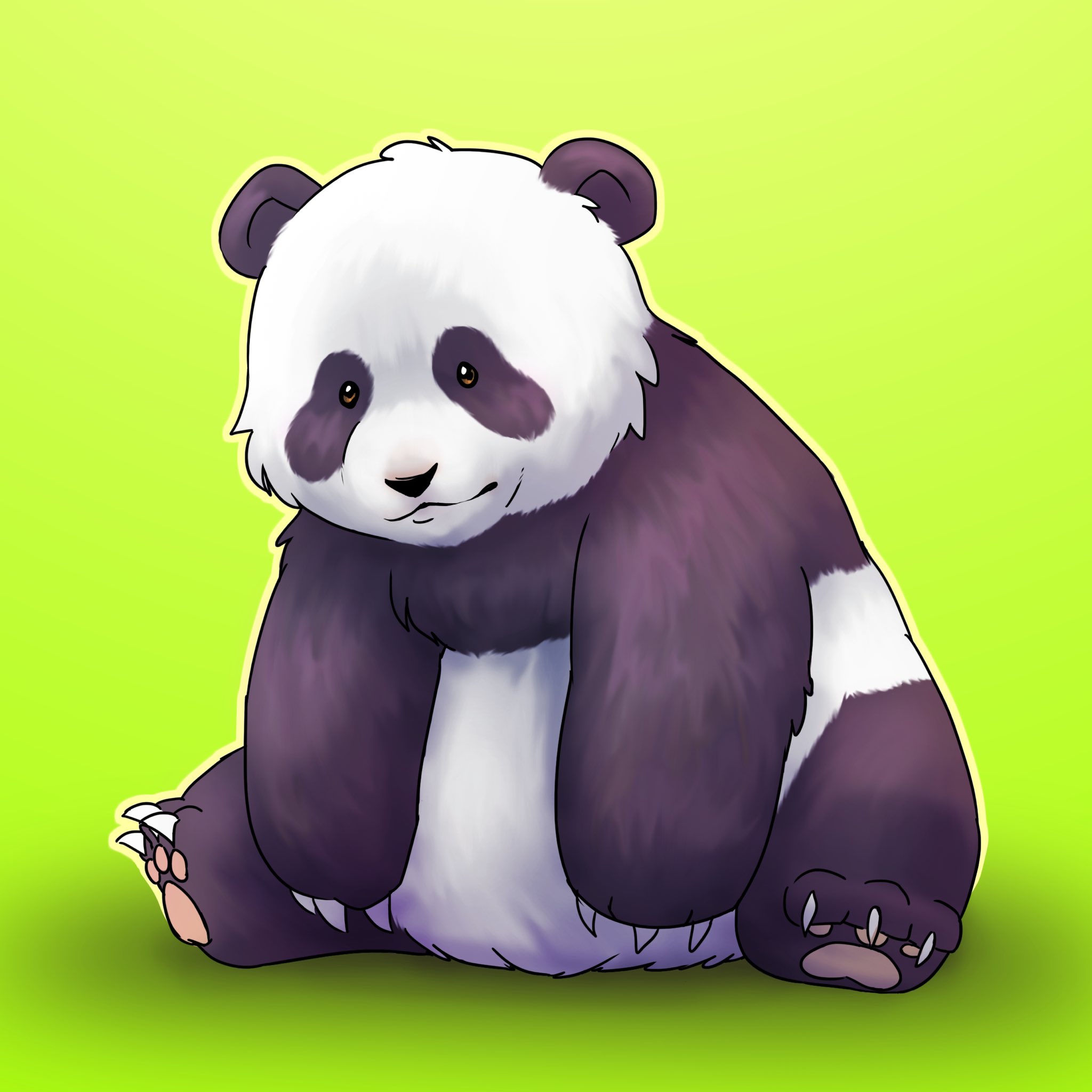 How To Draw A Cute Cartoon Panda