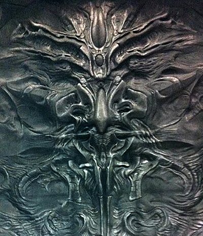 Mural Xenomorfo De Prometeo