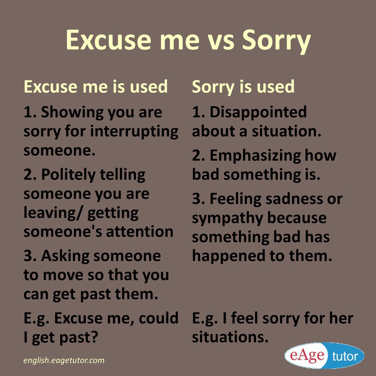 Excuse Me Sorry