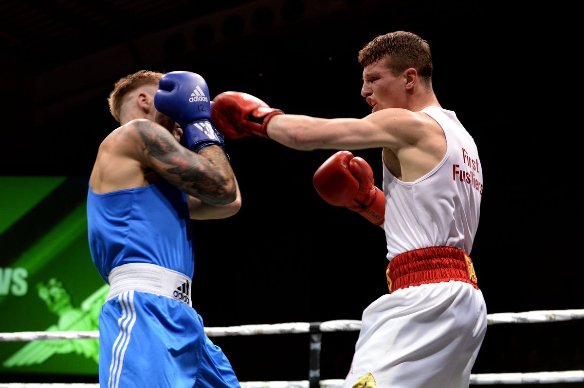 Boxers from 1st Battalion Royal Regiment of Fusiliers win 4-3 against ...
