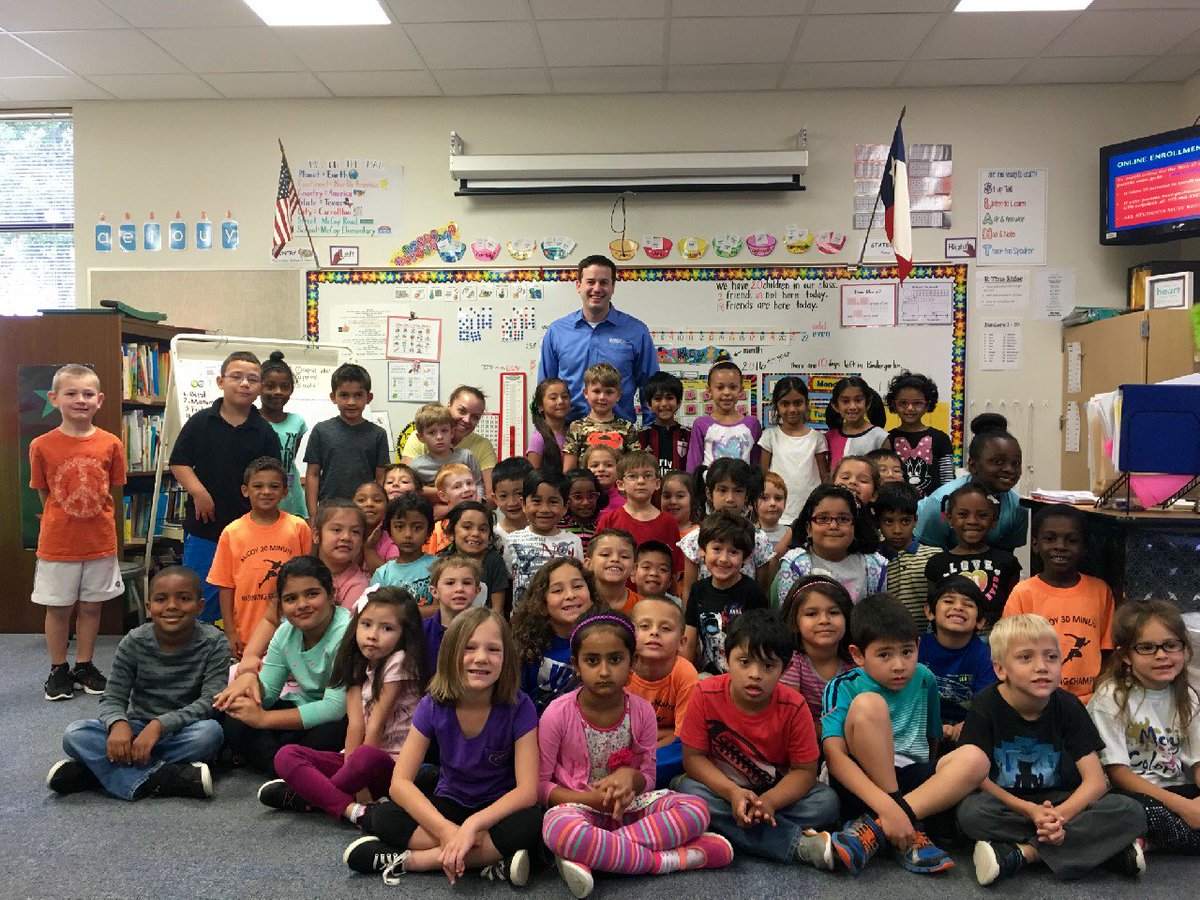 Great visit to McCoy Elementary School in Carrollton this morning as part of our WFAA ...