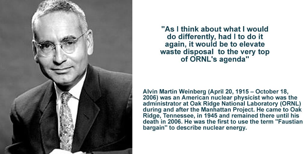Alvin Weinberg Quotes Features — Lonesome Highway
