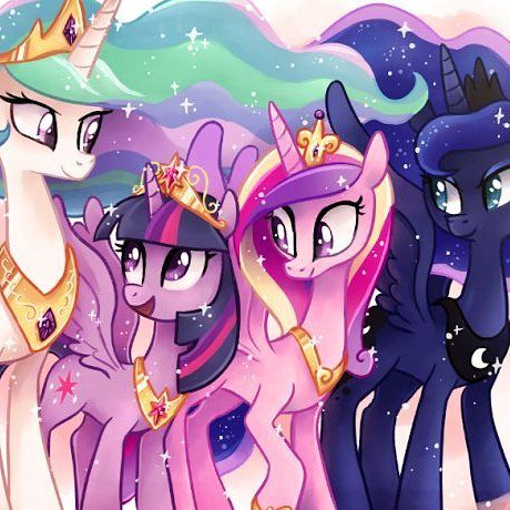 Luna And Celestia And Cadence