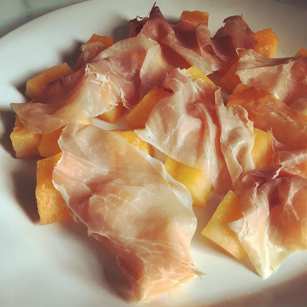 Yep - Sugar Kiss and Tuscan Melon with Prosciutto di Parma oh my god I ...
