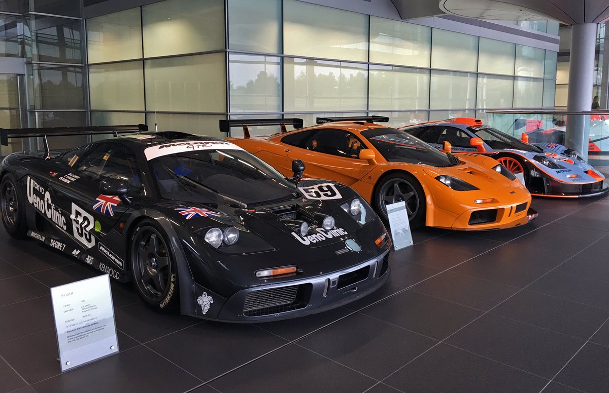 Three times the fun lined up on the MTC boulevard. MTCSnaps McLarenF1 ...