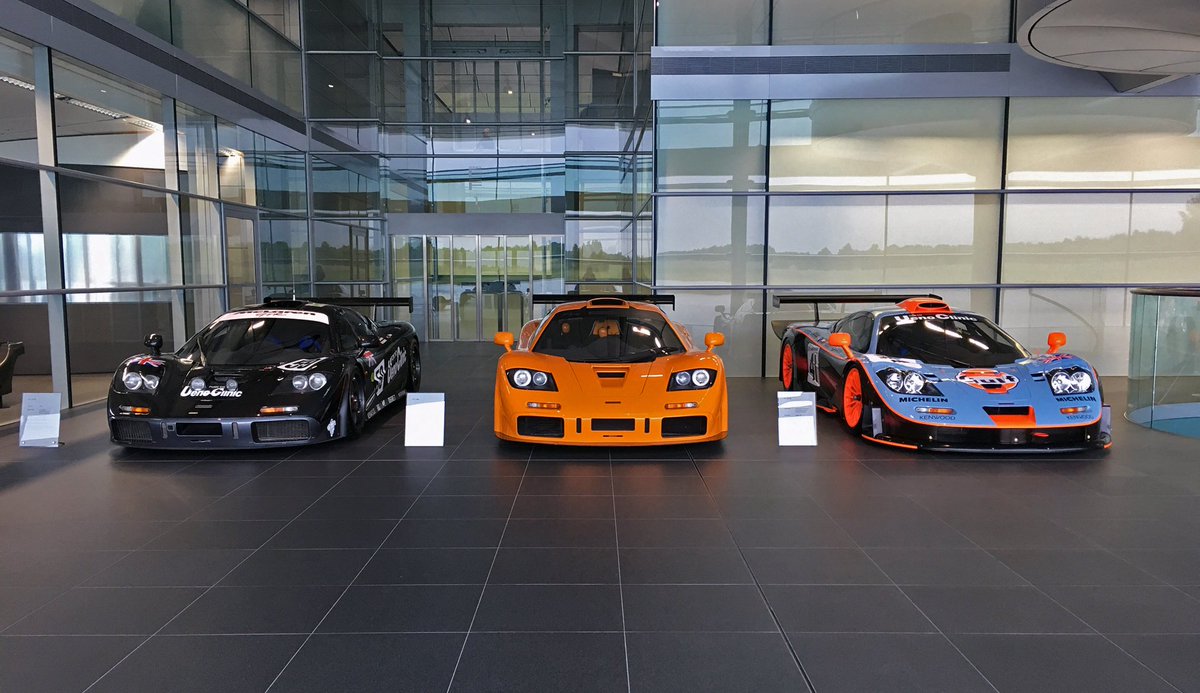 Three times the fun lined up on the MTC boulevard. MTCSnaps McLarenF1 ...