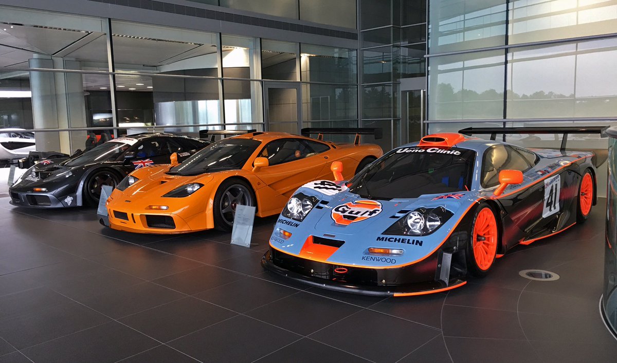Three times the fun lined up on the MTC boulevard. MTCSnaps McLarenF1 ...