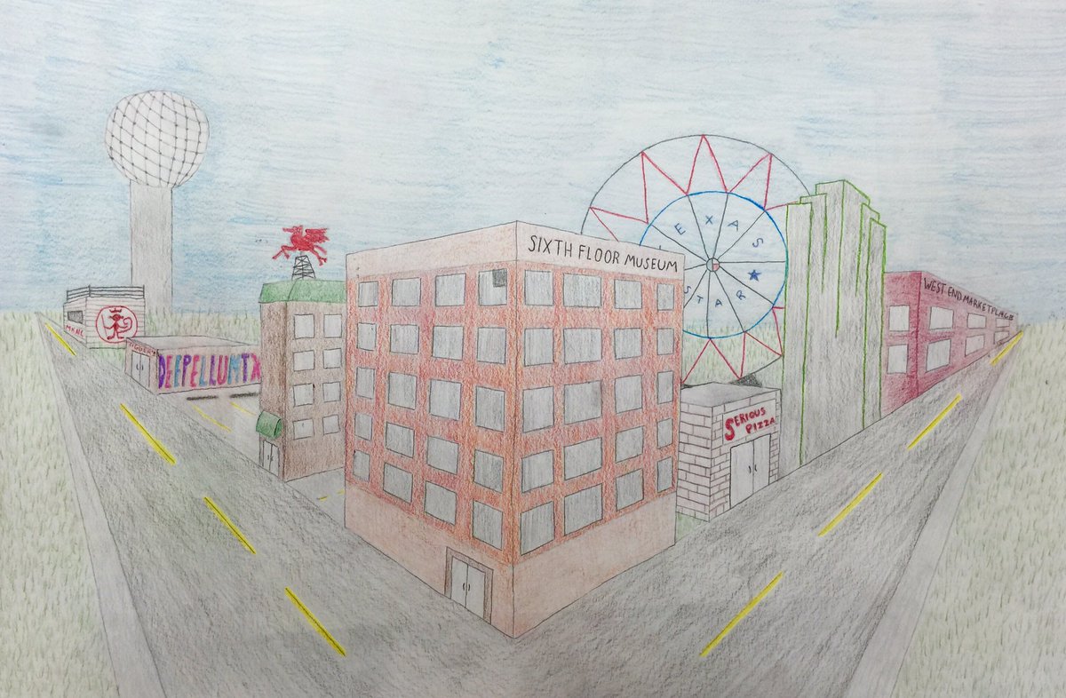 Perspective City Drawing Ideas