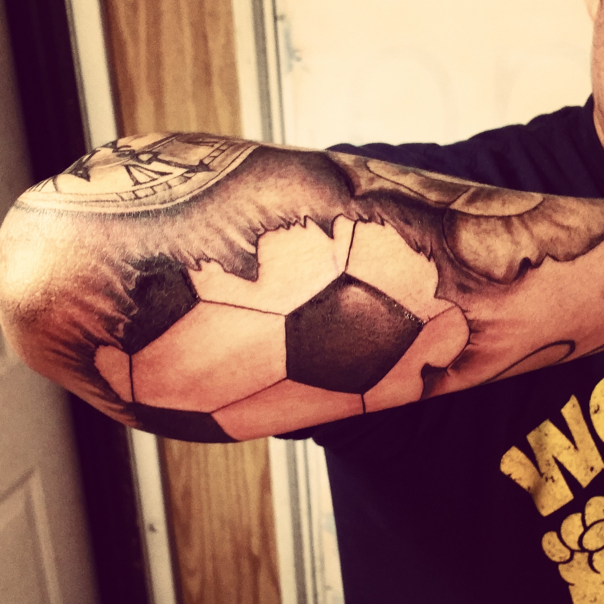 Soccer Ball Tattoos Designs